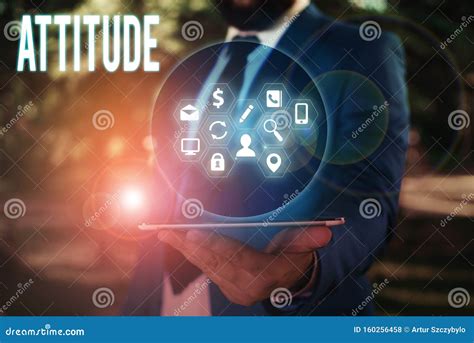 Conceptual Hand Writing Showing Attitude Business Photo Showcasing Settled Way Of Thinking Or