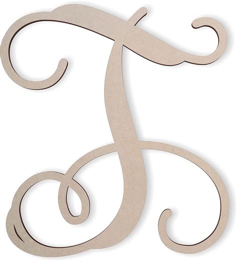 Jess And Jessica Wooden Letters Cursive Wood Letter India Ubuy
