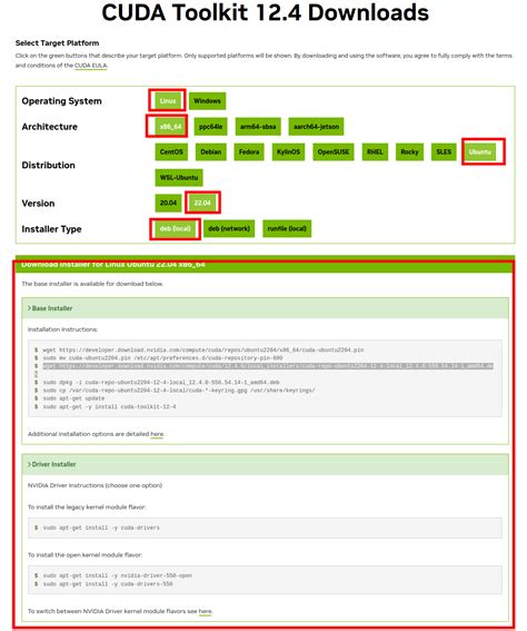 Ubuntu2204 安装cuda Cudnn 技术栈