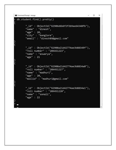 mongodb lab manual 1 pdf used in data science pdf
