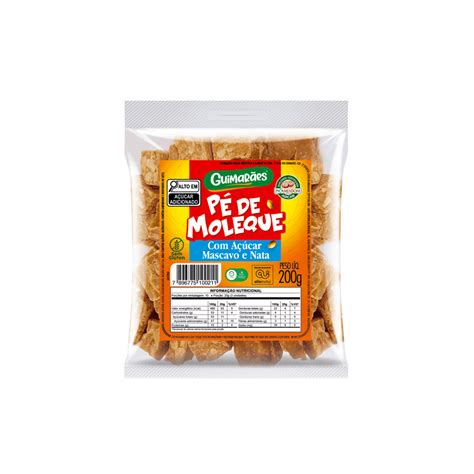 Pé De Moleque Com Nata 200g Guimarães Alimentos