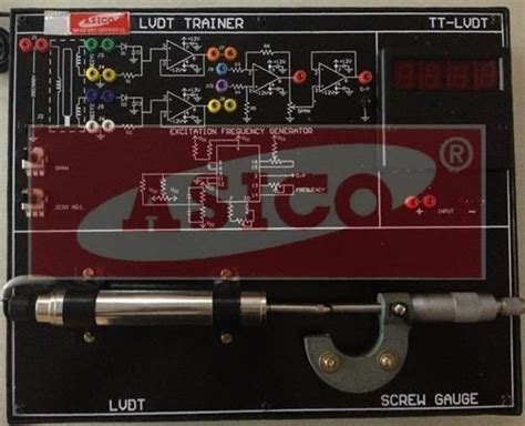 Measurement Of Displacement Using Lvdt Ambala Electronics Instruments