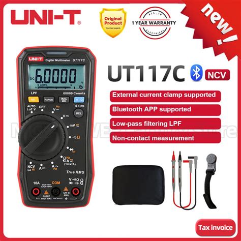 Uni T Ut117c High Precision True Rms Digital Multimeter Ac Dc 600v Voltage 10a Current 60000
