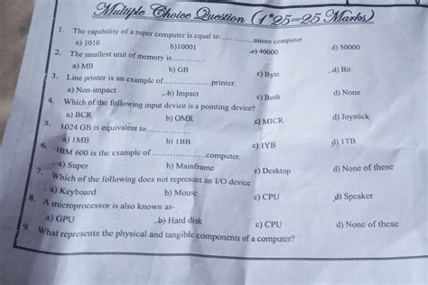 A Microprocessor Is Also Known As Filo