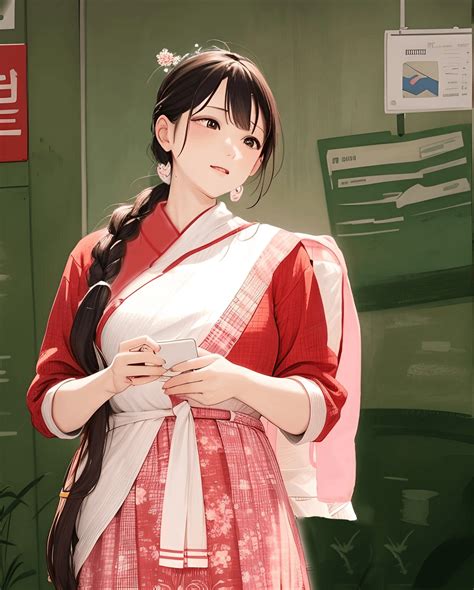 Ai Generated Anime Art Ethnic Assamese Girl Rassam