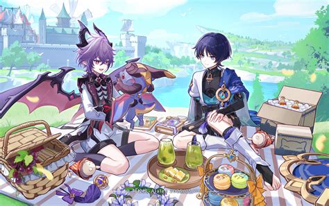 Alalen Mini Durin Genshin Impact Scaramouche Genshin Impact Wanderer Genshin Impact