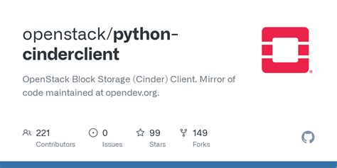 Github Openstackpython Cinderclient Openstack Block Storage Cinder Github Openstackpython Cinderclient Openstack Block Storage Cinder