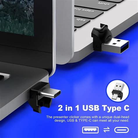 2 In 1 Usb Type C Presentation Clicker Wireless Presenter Remote For Powerpoint At ₹ 299 Piece