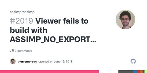 Viewer Fails To Build With Assimpnoexport Enabled · Issue 2019