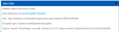 Error With Currency Controls In Infor Crm Web 8308 Customer Fx