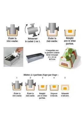 Ustensile De Cuisine Generique Racloir à Bûche Carré 2 En 1 11cm Gris