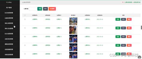 附源码 Java毕业设计球队管理系统论文 Csdn博客
