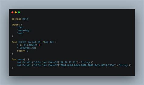 Sometimes We Need To Convert Ipv4ipv6 To Integerdecimal For Storing