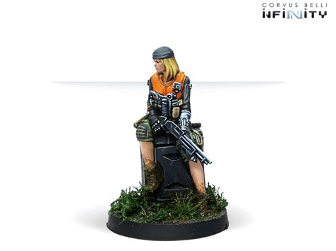 Infinity Irmandinhos W Boarding Shotgun Miniatures Shotgun