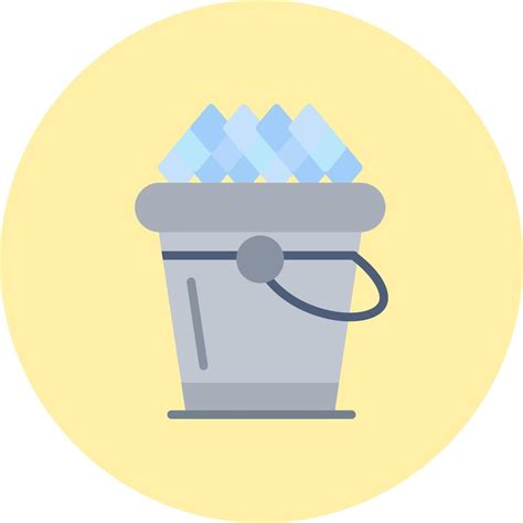 Ice Bucket Vector Icon 16551155 Vector Art At Vecteezy