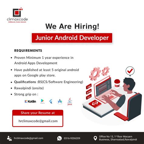 Climaxcode Technology On Linkedin Hiring Androidjobs Kotlin
