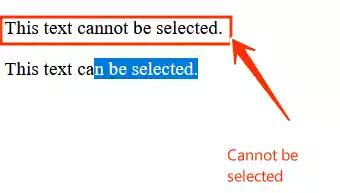 How To Turn Off Or Disable Text Selection Highlight In CSS