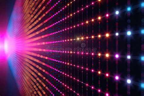 vibrant neon grid stock illustration illustration of solitude 303947138