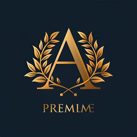 White Golden A Letter Logo Design Business Identity For Digital Design