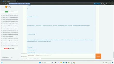Reactjs Usestate With Boolean Value In React Stack Overflow Youtube