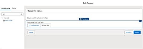 How To Display Uploaded File Names In Salesforce Flow Technical