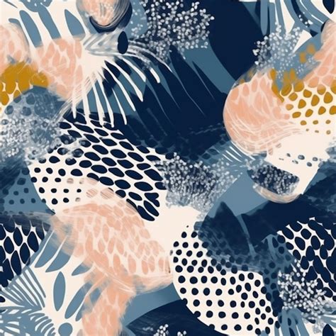 Premium Ai Image A Close Up Of A Pattern Of Different Shapes And