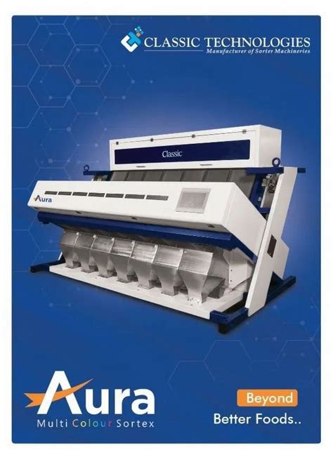 Automatic Tri Chromatic Plastic Color Sorter Aura Classic 384 220 V