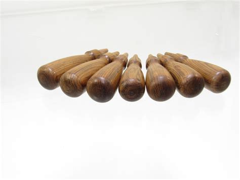 Minty New Set Of 7 Lie Nielsen Exotic Wood Chisel Handles Michael Rouillard Antique Tools