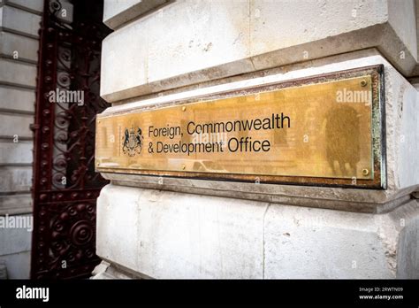 London September 18 2023 Foreign Commonwealth And Development Office Uk Government Building
