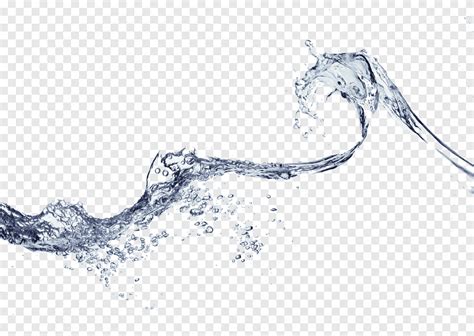 물결 모양의 물방울 소재 물 파란색 Png Pngegg