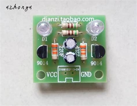 XNWY Easy Flash Circuit Making 5MM LED Simple Flashing Set Flash Board Diy Module Teaching In