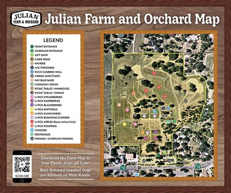 Map Julian Farm And Orchard Julian Ca