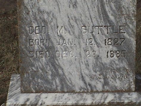 George M Suttle 1827 1885 Mémorial Find A Grave