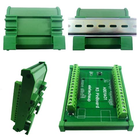 Uno To Din Board Din Rail Mount Screw Terminal Adapter Module For Arduino Uno R3 