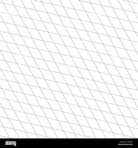 Vector Illustration Of Lines Intersecting Each Other In Rhombus Grid