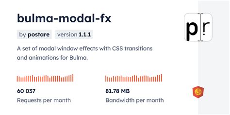 Bulma Modal Fx Cdn By Jsdelivr A Cdn For Npm And Github
