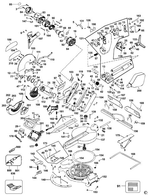 Dewalt Sliding Compound Miter Saw Dw708 Parts