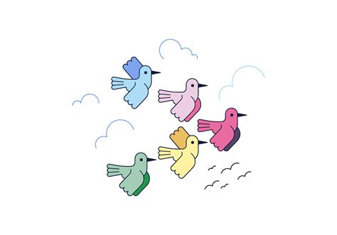 Free Migrating Birds Vector 139559 Vector Art At Vecteezy