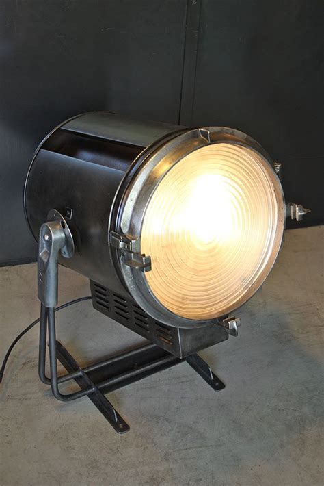 Ancien Projecteur Cremer 5kw Vers 1950 Lampe Industrielle Projecteur De Cinéma Projecteur
