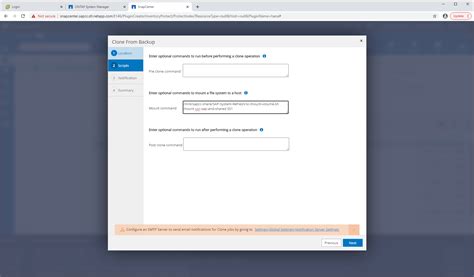 Clone Du Système Sap Avec Snapcenter