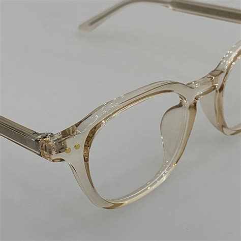 로일랑 남자 여자 공용 레트로 브라운 투명 안경테 얼굴형에 맞는 안경 알없는 도수없는 안경태 위시버킷