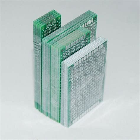 Double Sided Pcb Protoboard Circuit Board Stripboard Solderless Breadboard Set