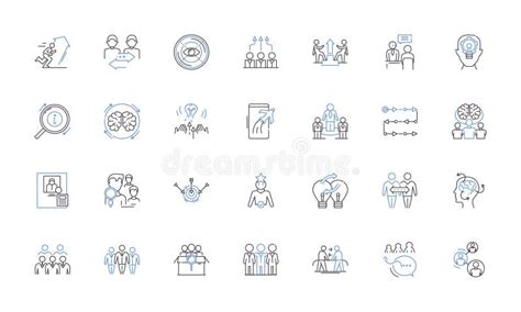 Innovation Workshops Line Icons Collection Creativity Ideation Design Prototyping