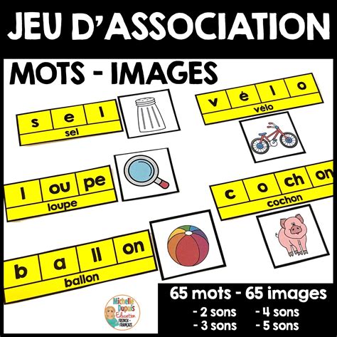 Jeu Dassociation Mots Images Michelle Dupuis Education