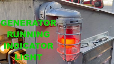 Generator Running Indicator Light Installation Youtube
