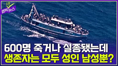 여성·어린이는 모두 숨지고 성인 남성만 살아남았다 Youtube