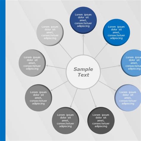 SmartArt Cycle Radial Steps