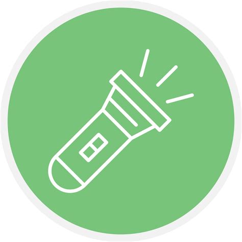 Flashlight Line Circle 9920226 Vector Art At Vecteezy