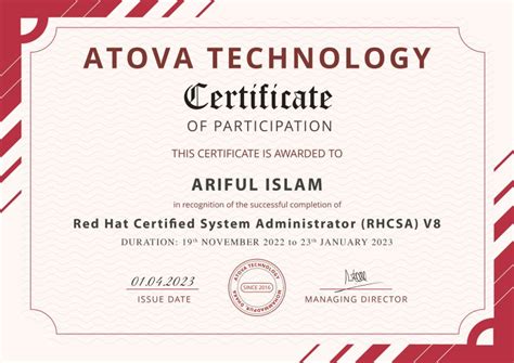 Ariful Islam On Linkedin Linux Rhcsa Rhcsav8 Systemadministrator