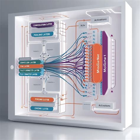 A Futuristic Of The Mobilenet Architecture Premium Ai Generated Image